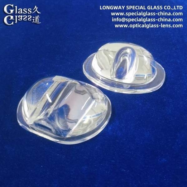 Street Light Cob Led Glass Lens From Borosilicate Glass 3.3 OEM Available