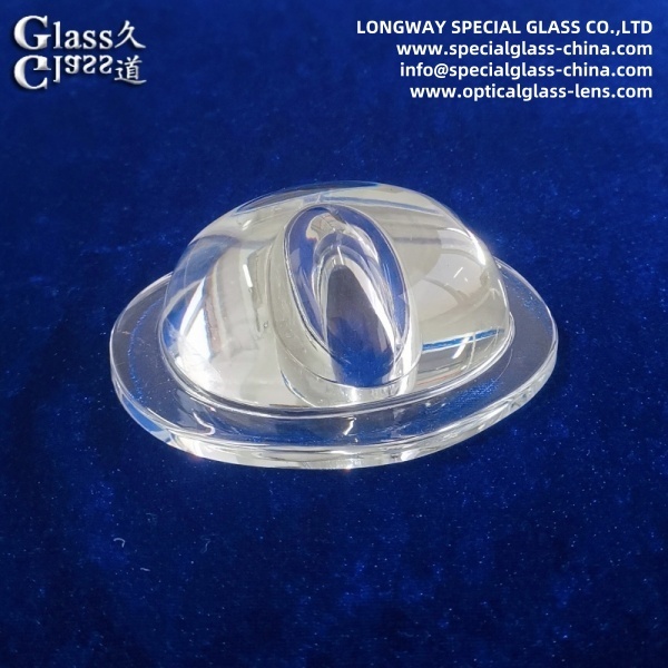 Durable Optical Glass Asymmetric LED Lens for Efficient Street Lighting ...